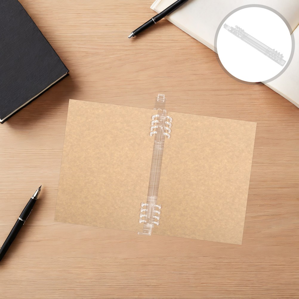 10 Pcs Binder Binding Circle 15mm Inner Diameter Spiral Ring Spines | eBay