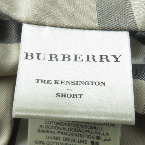 BURBERRY Kensington Cotton Lining Nova Check Pattern Trench Coat Beige ...