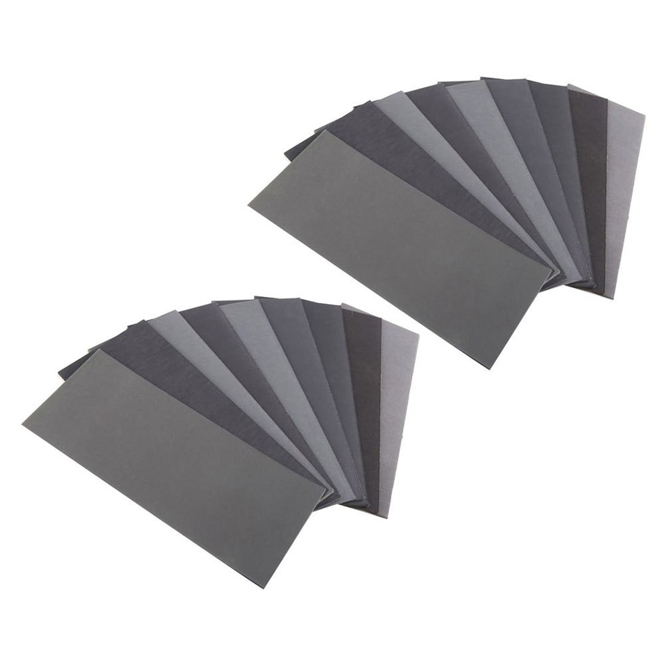 90 Sheets Sanding Paper Automotive Sandpaper Waterproof Wet Dry ...