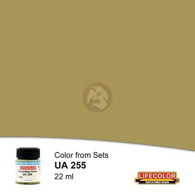 LifeColor Acrylic Paint Color from Sets Olive Drab Flashed Shade FS ...