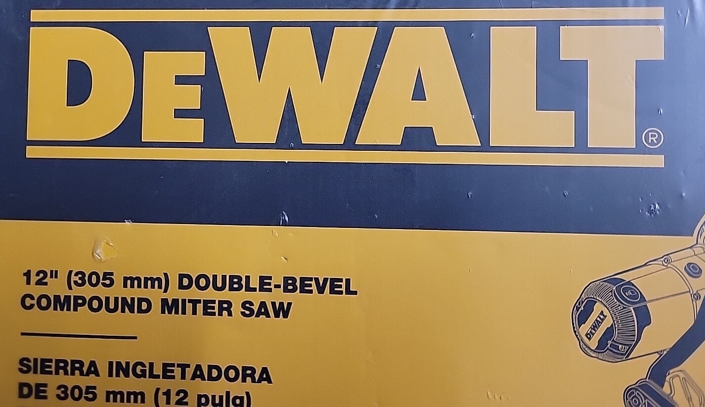 Dewalt New DWS716 120V 15A Double-Bevel 12" Compound Miter Saw New | eBay