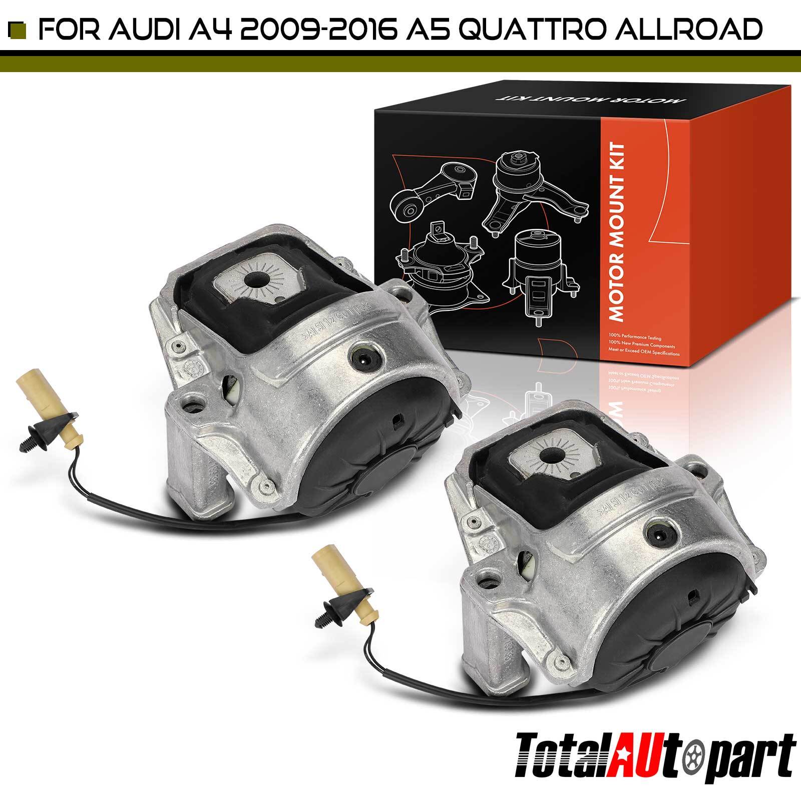 2x Engine Motor Mount for Audi A4 09-16 A5 Quattro allroad Front Left ...