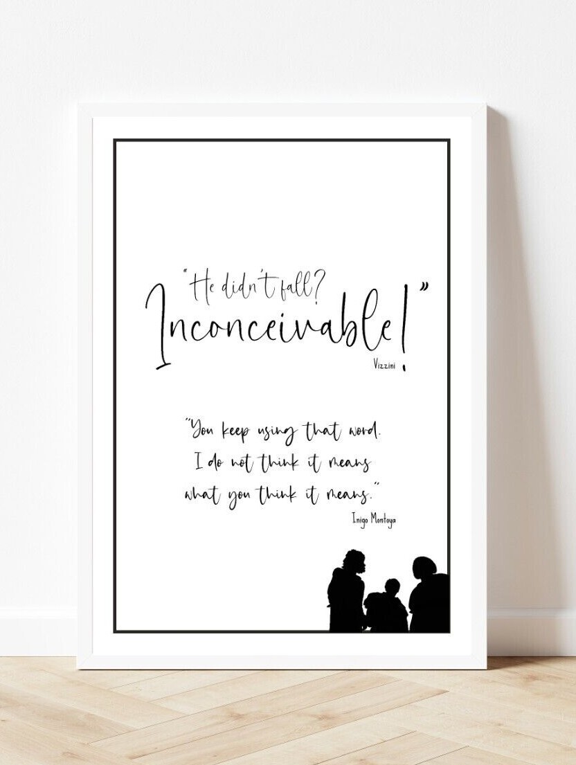 Princess Bride Inconceivable Quote Rerun The 80s INCONCEIVABLE! The
