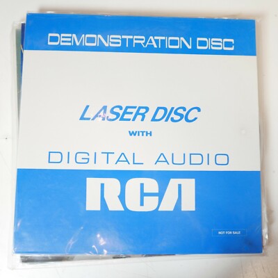 RCA Demonstration Laserdisc LD laser disc with Digital Audio Super Rare ...