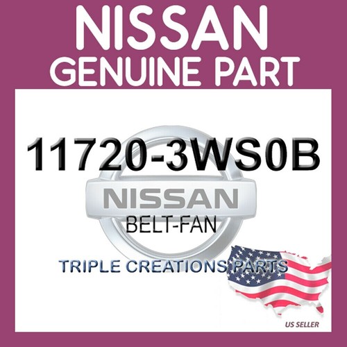 Genuine Nissan OEM 11720-3WS0B BELT-FAN 117203WS0B | eBay
