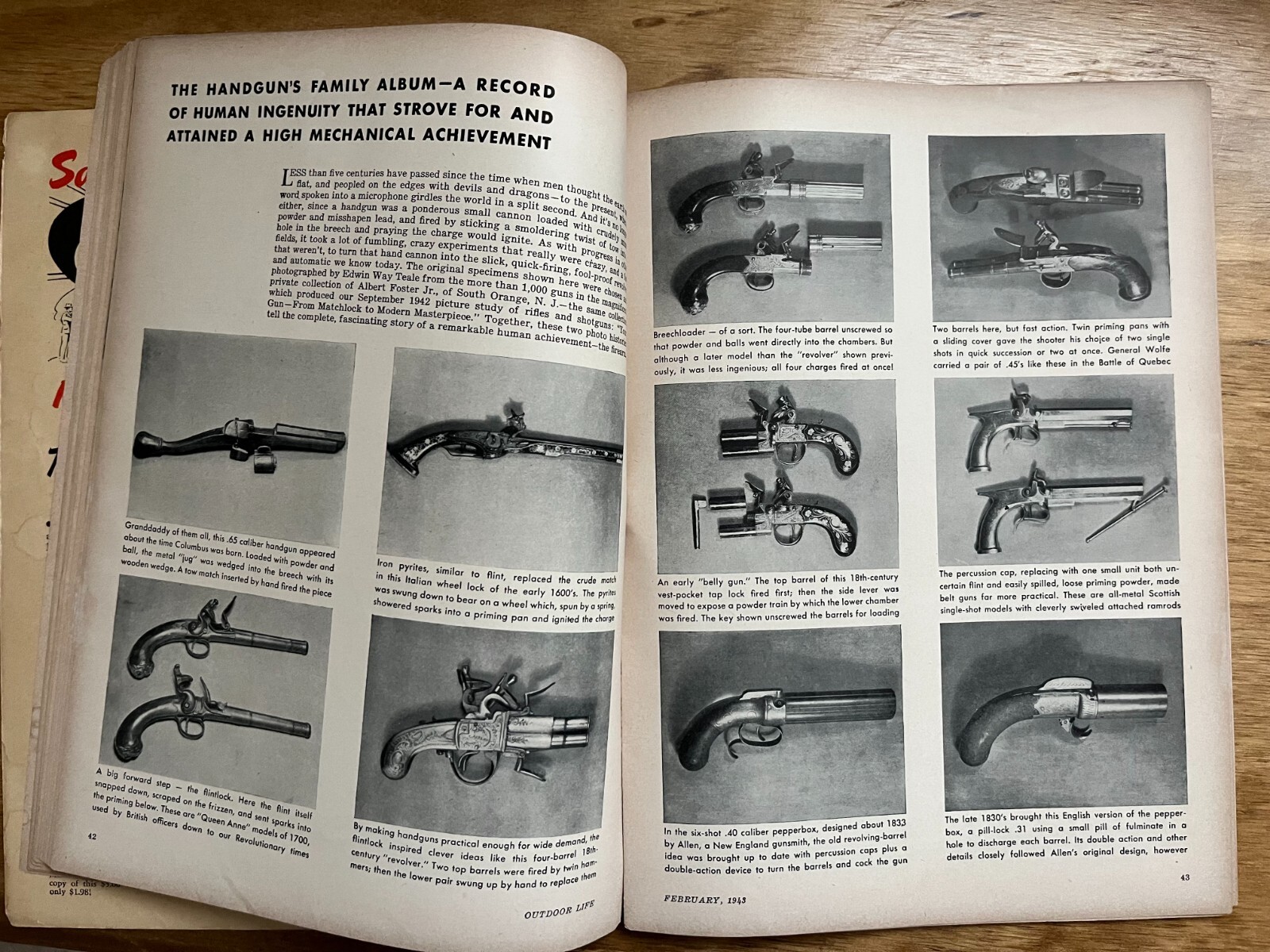 Outdoor Life Magazine Vintage Feb. 1943 Soldiers WW2 Cover *M026 | eBay