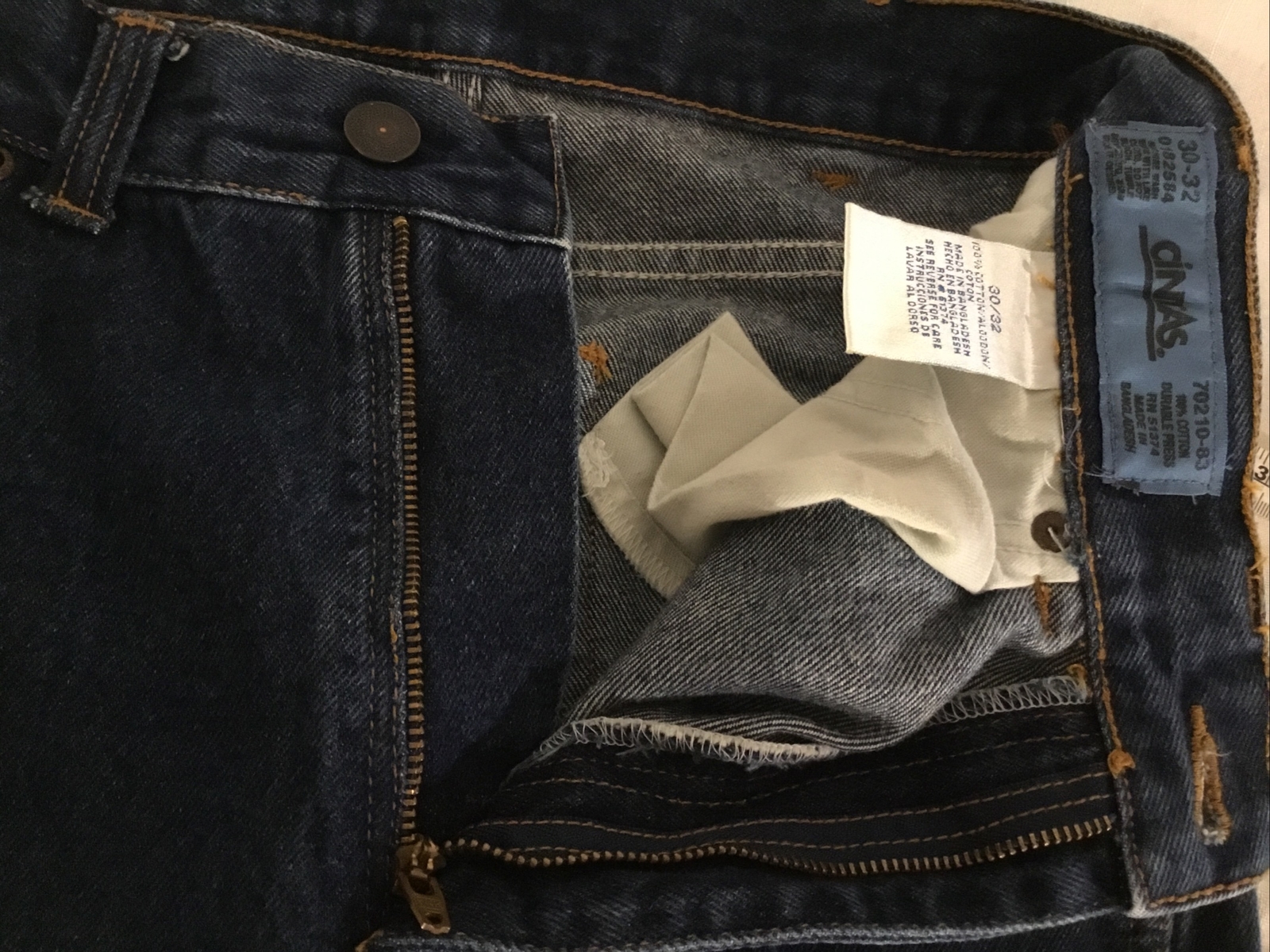 Cintas Work Denim Men’s Jeans 30x32 100% Cotton, G3 - Gem