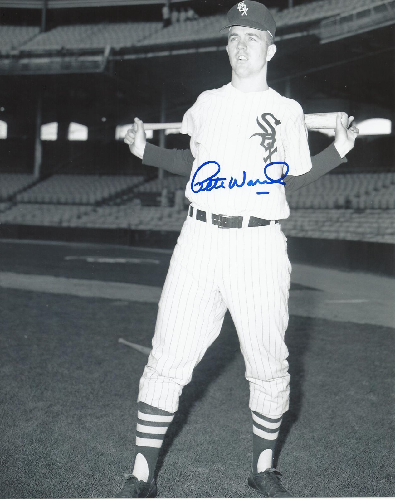 Pete Ward Autographed Signed 1963-1969 Chicago White Sox 8x10 B/W Photo ...