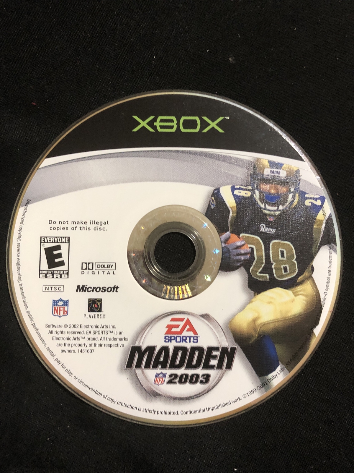 Madden NFL 2003 - Original Xbox Game (disc Only) | eBay