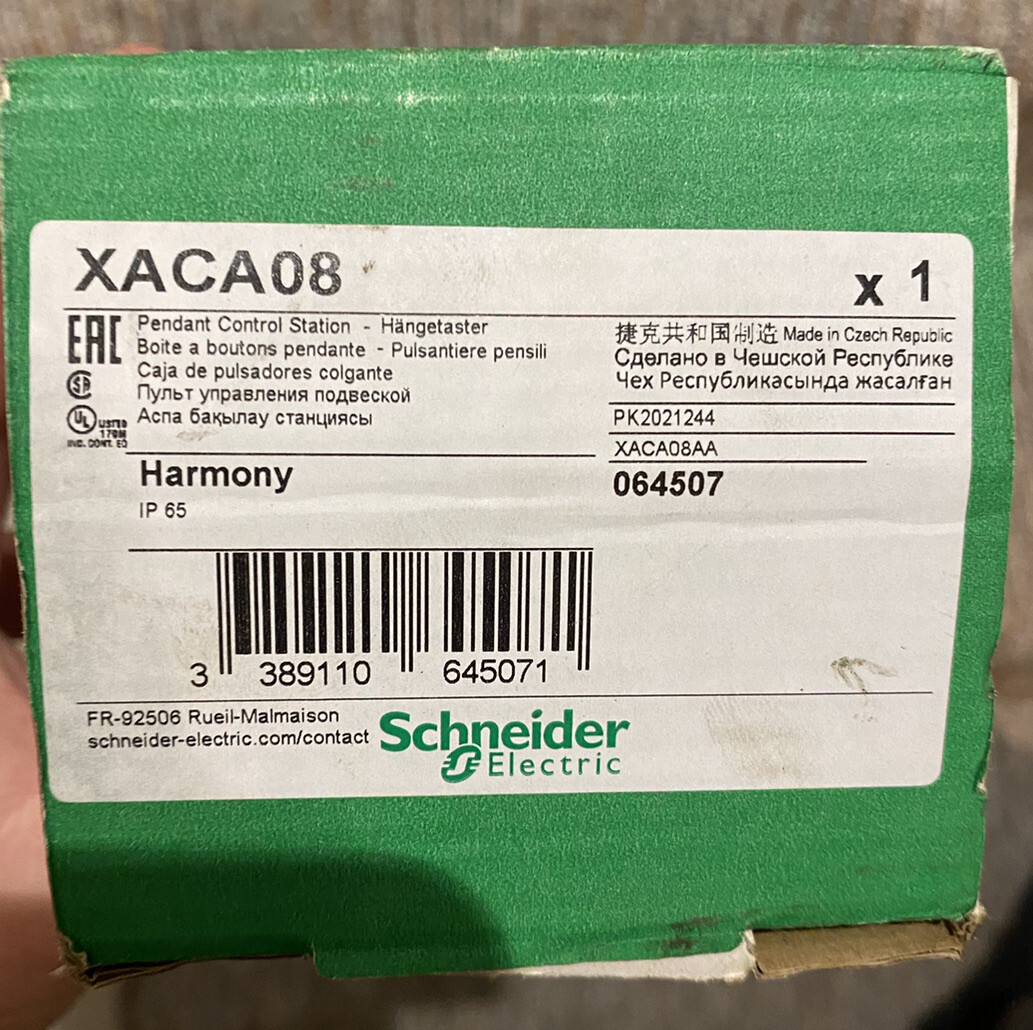 Schneider Electric XACA08 Crane Control Station Pendant XAC-A08 ...