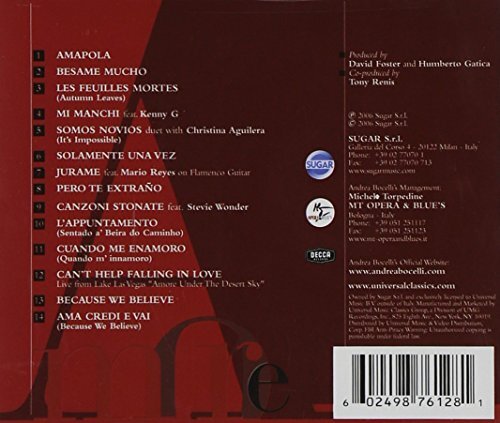 Andrea Bocelli - Amore | eBay