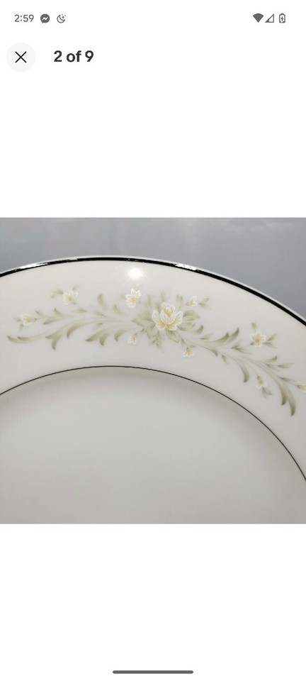 Grace Fine China Rhapsody Floral Pattern Dish Dinner Set Service for 9 ...