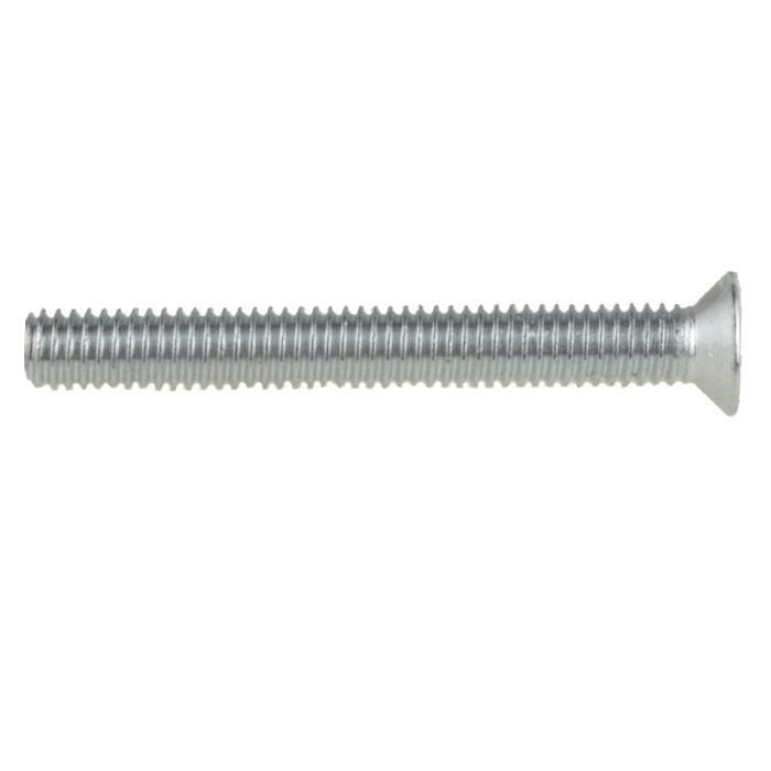 Qty 20 COUNTERSUNK Slot 4BA x 1-1/2" Zinc Plated Steel Machine Screw ...