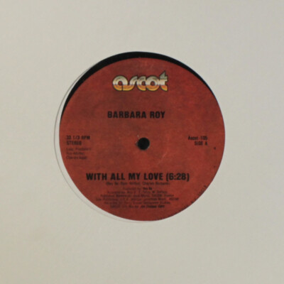 BARBARA ROY: with all my love ASCOT 12" Single 33 RPM Sealed | eBay