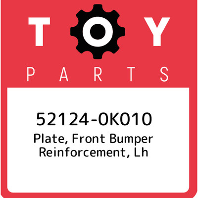 52124-0K010 Toyota Plate, front bumper reinforcement, lh 521240K010 ...