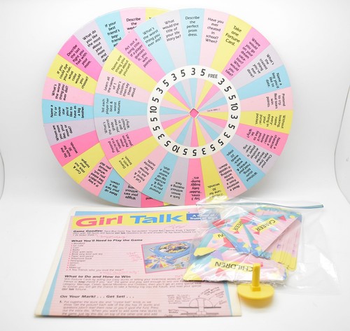 Girl Talk Board Game Parts Lot Golden 1988 | eBay