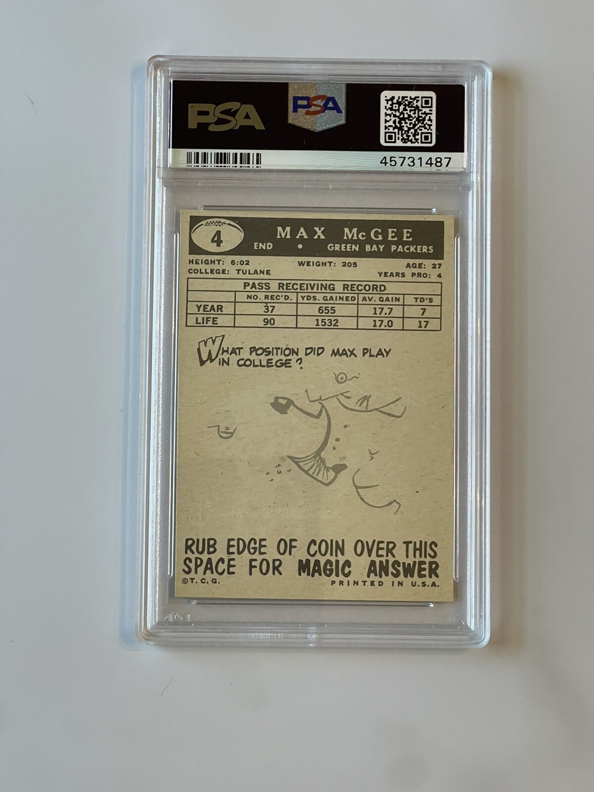 1959 Topps - #4 Max McGee (RC) for sale online | eBay