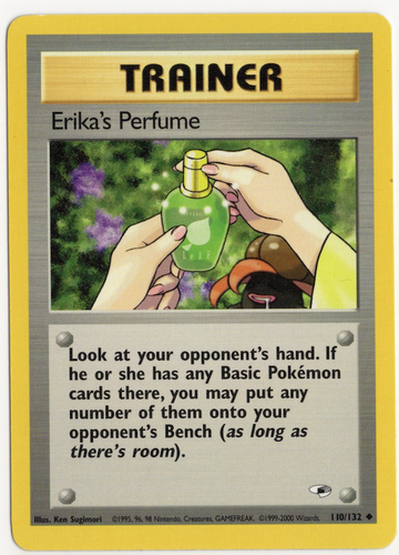 Erika's Perfume 110/132 Gym Heroes TRAINER Pokemon Card | eBay UK