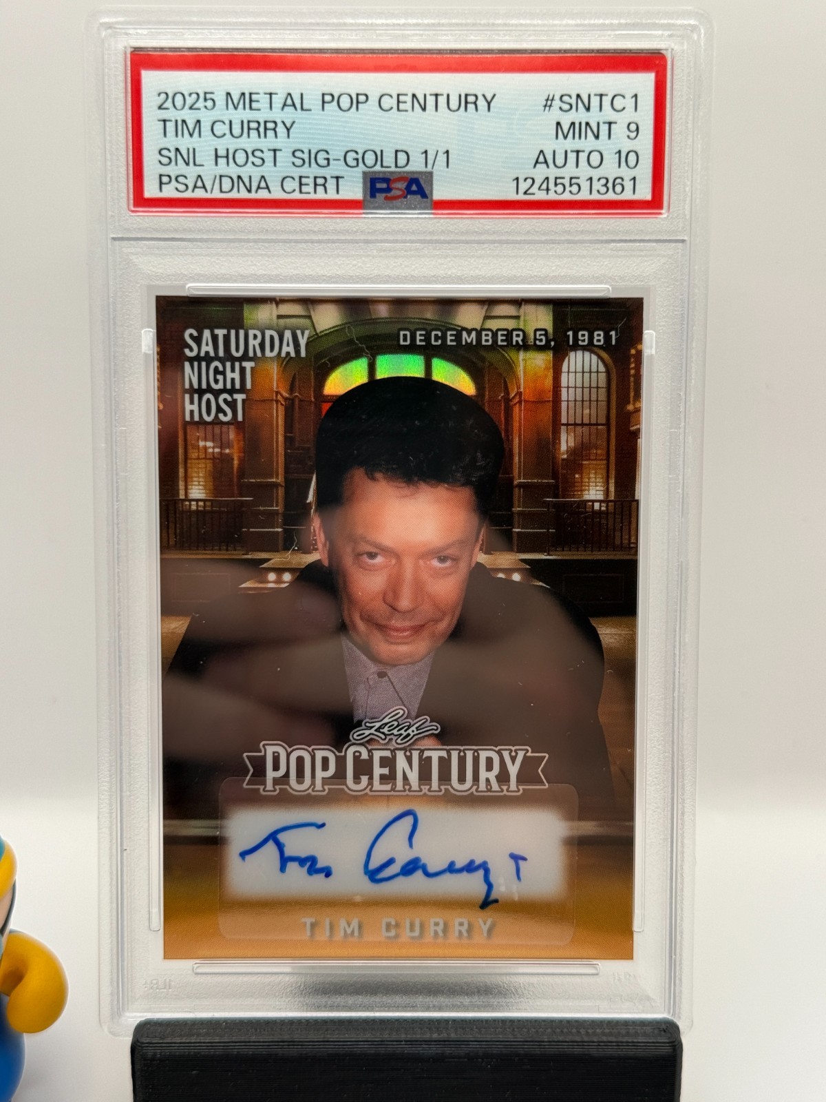 2025 Metal Pop Century Tim Curry Signatures 1/1 PSA 9 Auto 10 | eBay
