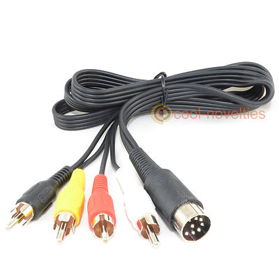 COMMODORE C64, C128 CHROMA, LUMA & AUDIO VIDEO CABLE FOR 1084S MONITOR ...