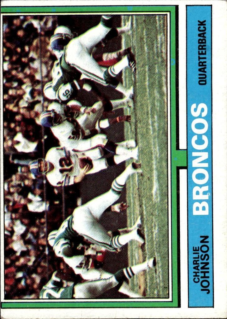 CHARLIE JOHNSON 1974 Topps Football #116B BUY ANY 2 ITEMS FOR 50% OFF ...