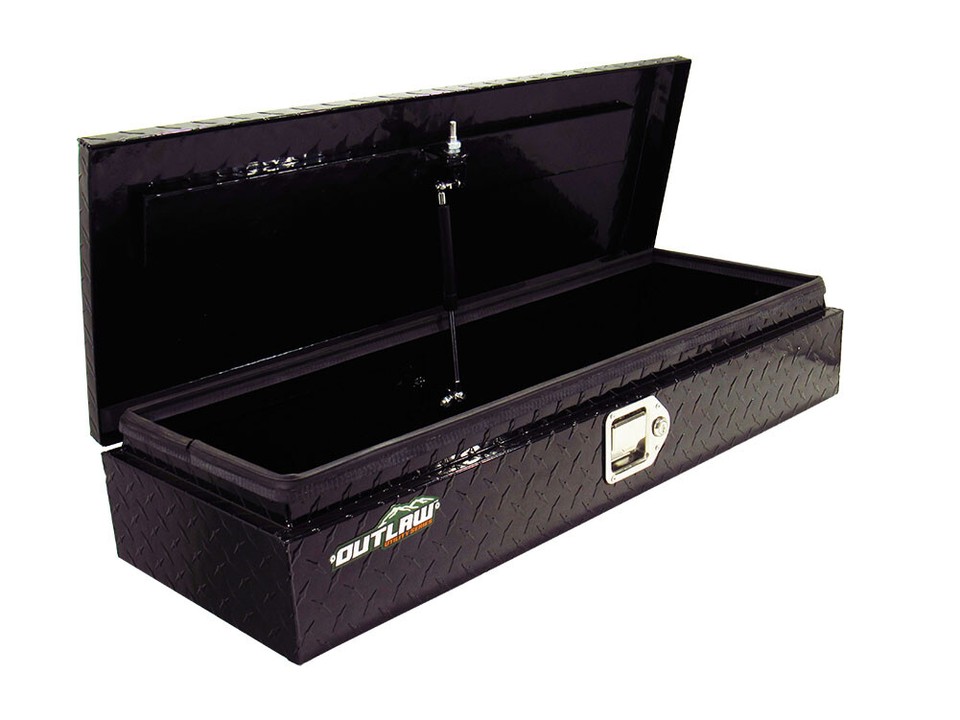 Outlaw OU2001 ATV UTV Aluminum Box Front Storage Rack Cargo Mount Trunk ...