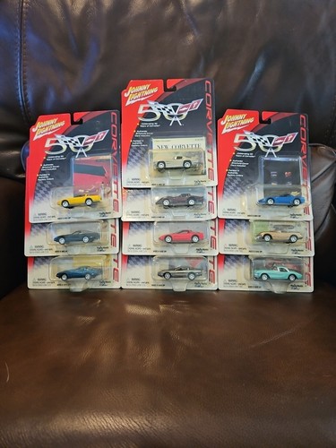 Johnny Lightning 1963 Corvette 50th Anniversary 1:64 Plus 9 Other Cars ...