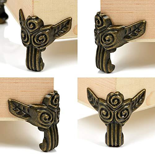 20PCS Jewelry Box Feet Retro Design Decorative Box Legs for Vintage ...