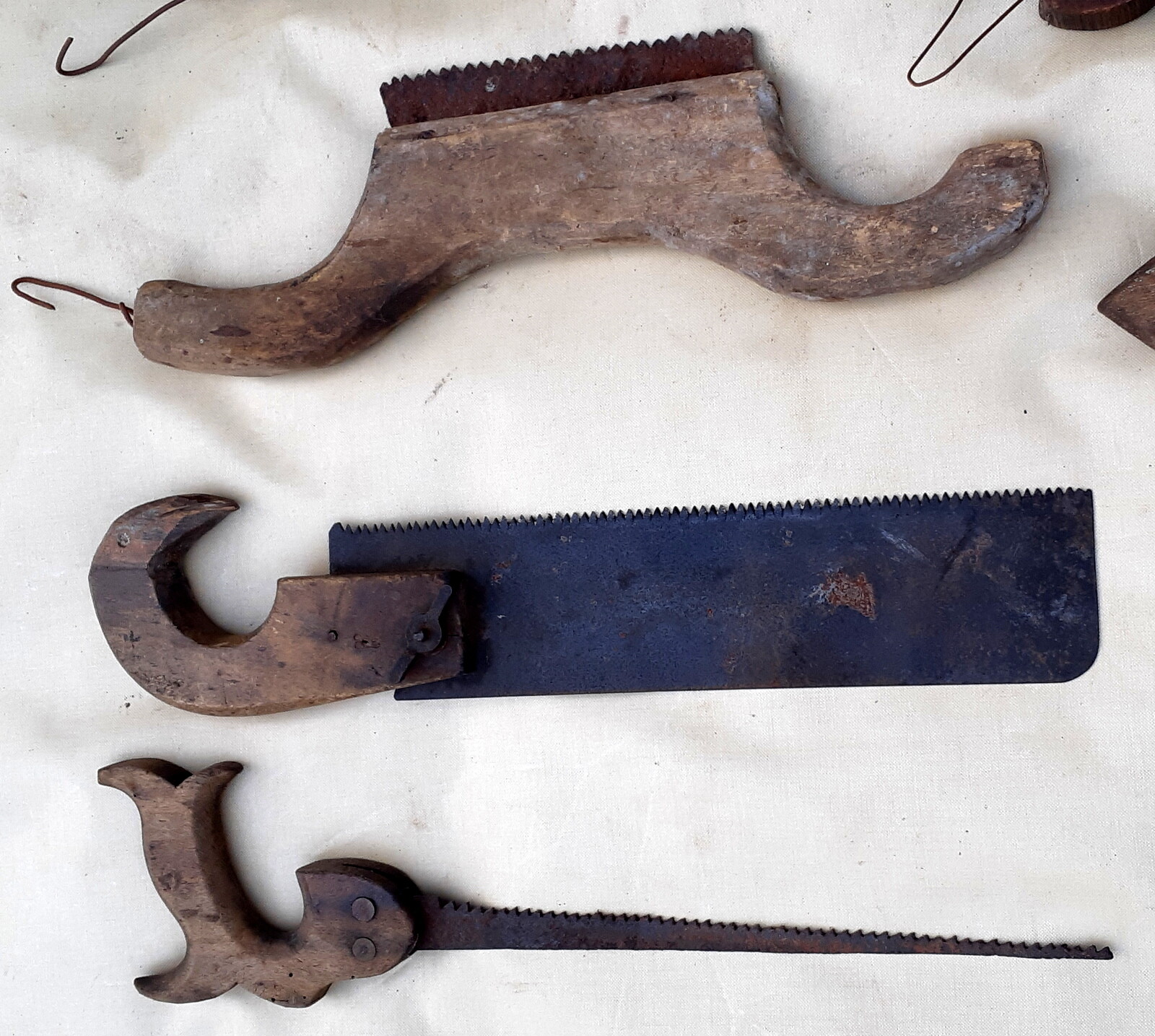 15 pcs Unique COLLECTION OF SMALL OLD ANTIQUE HAND MAKE SAWS. | eBay