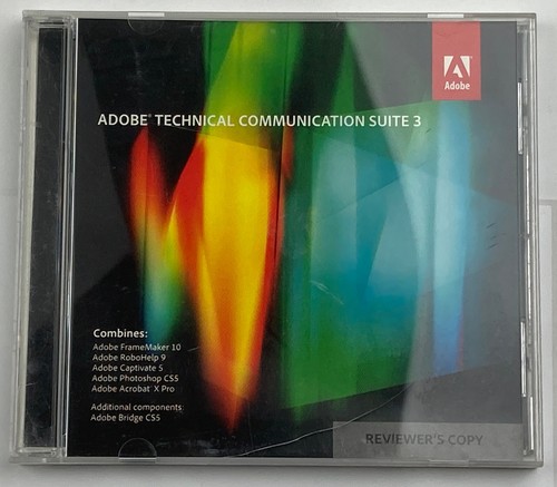 Adobe Technical Communication Suite 3 (Framemaker, etc.) - Windows - 2011 | eBay