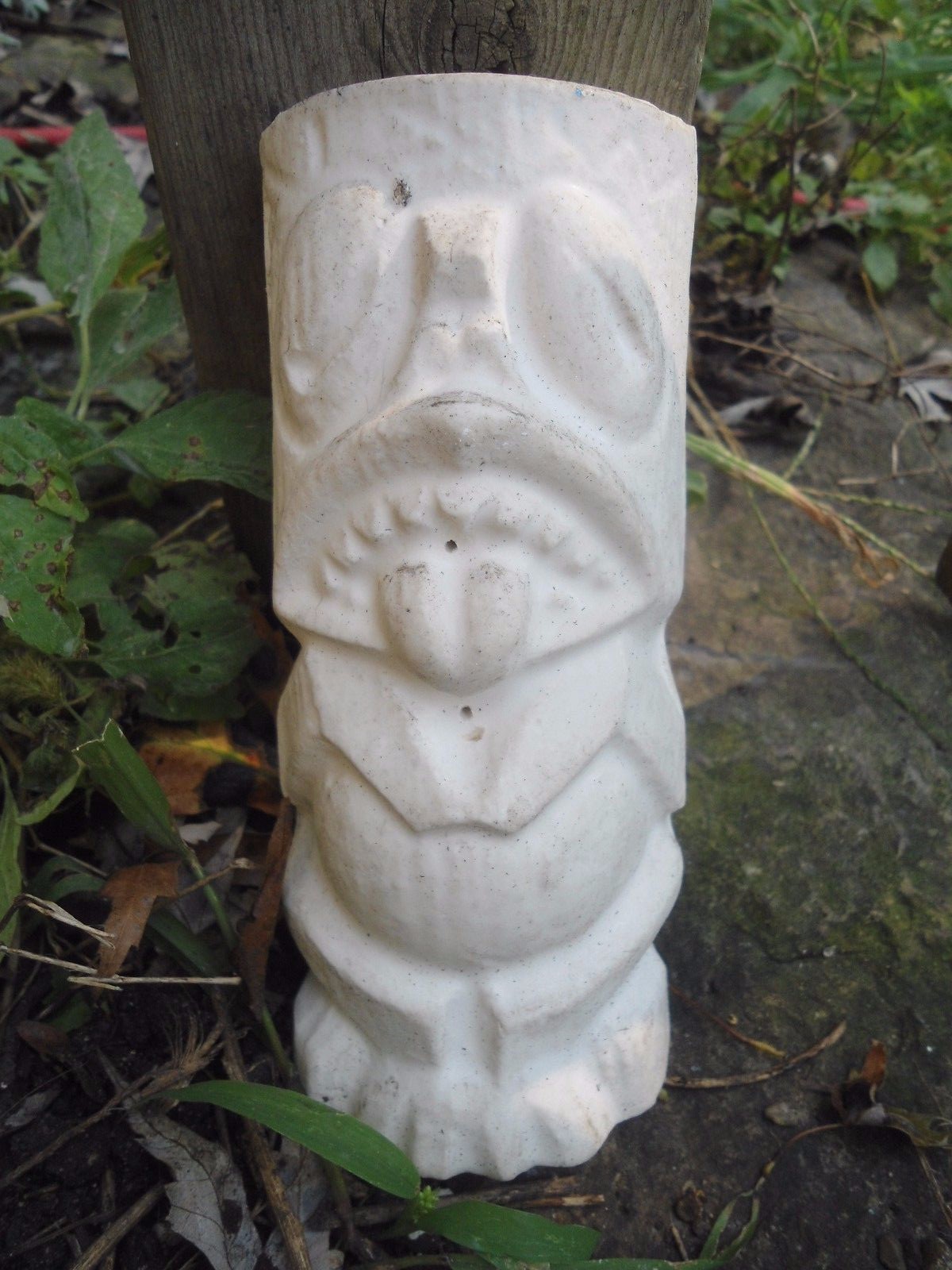 Tiki face plastic mold garden casting tropical mould 6" x 2.5" x 1 ...
