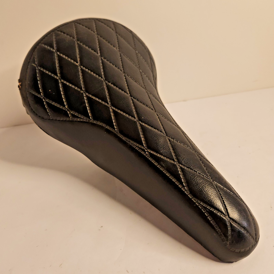 Kashimax KSM Diamond Quilted Vintage BMX bike seat Japan 7382 - old school 80's | eBay