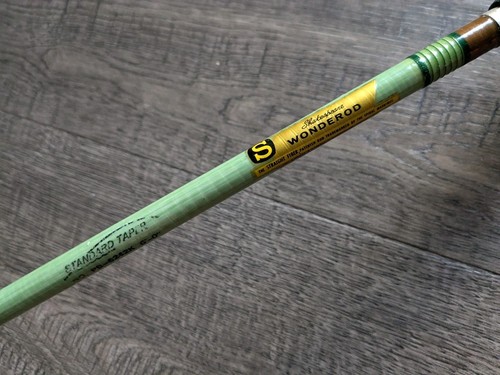 Vintage Shakespeare Green WONDEROD STANDARD TAPER PB-6242K 6'0" 2PC ...