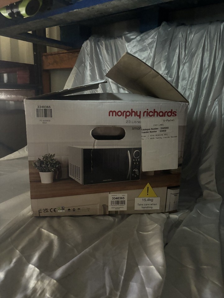 Morphy Richards 23L 900W Combination Microwave AC9P022AP-S00F Countertop- Sliver | eBay UK