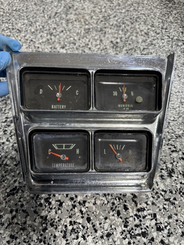 1966 1967 Chevy Impala SS Caprice Console Gauges | eBay