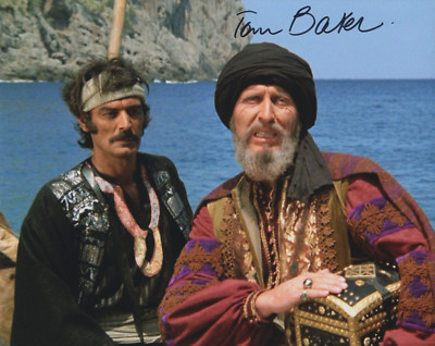 Tom Baker Signed 8x10 Photo ~ The Golden Voyage of Sinbad (1973) ~ RARE ...
