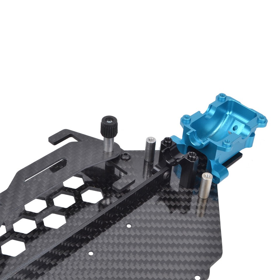 Carbon Lower Deck Chassis Kit for Tamiya TT-02B Upgrades 1/10 Off-Road ...