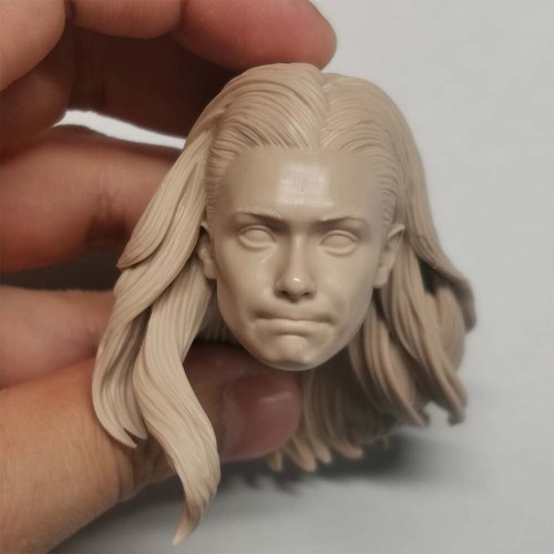 Unpainted Scarlet Witch Wanda Head Carved Fit for 1/6 TBLeague Action ...