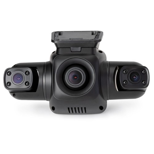 1x 360° Dash Cam Recorder 3 Channel 2K Car Camera DVR Vehicle Video G ...