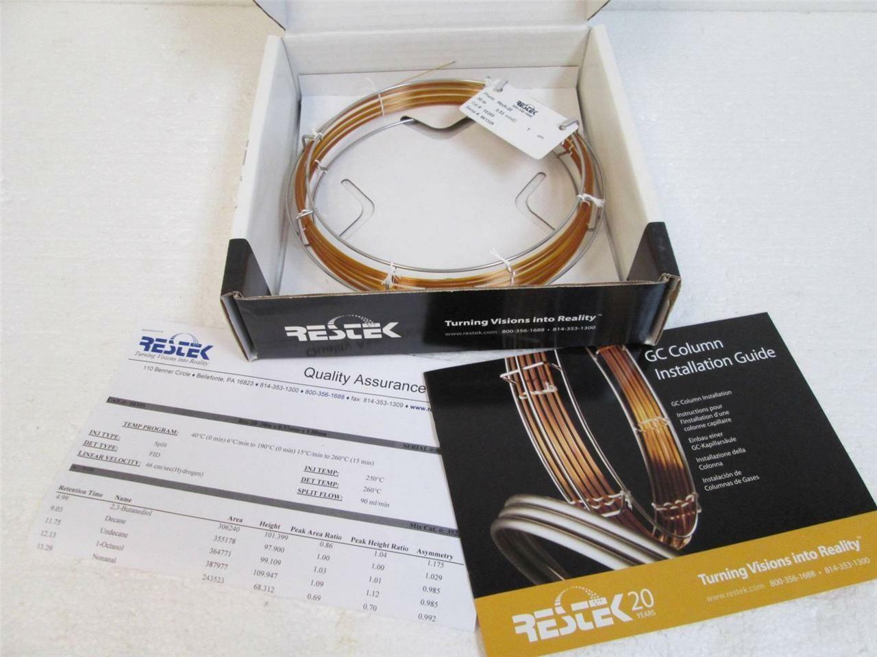 Restek 10355 RTX-20 Chromatography GC Column; 30m; 0.53mmID; 1um df | eBay