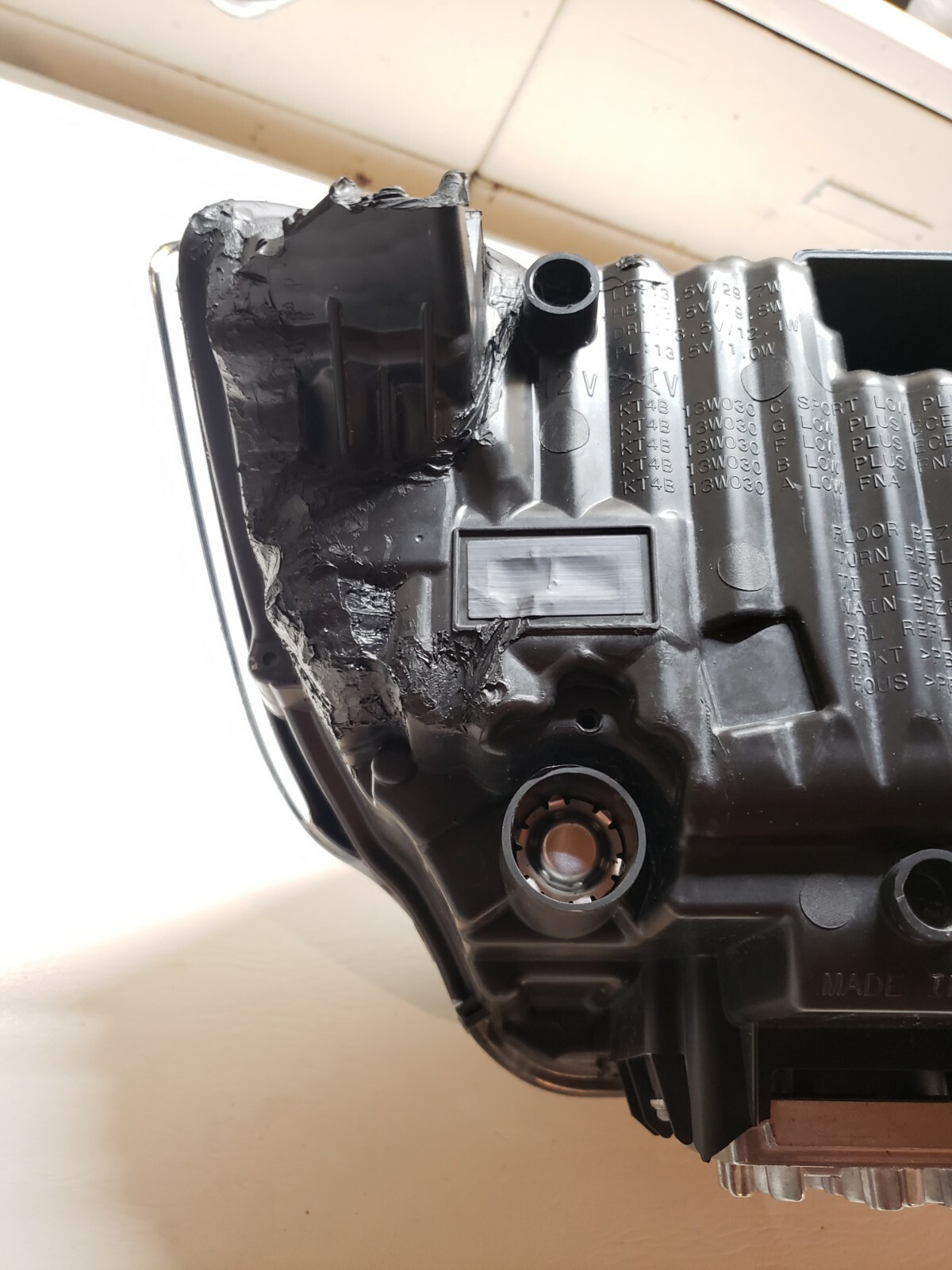 2019-2020 FORD EDGE HEADLIGHT DRIVER LH LED HEADLAMP OEM DAMAGED TABS ...