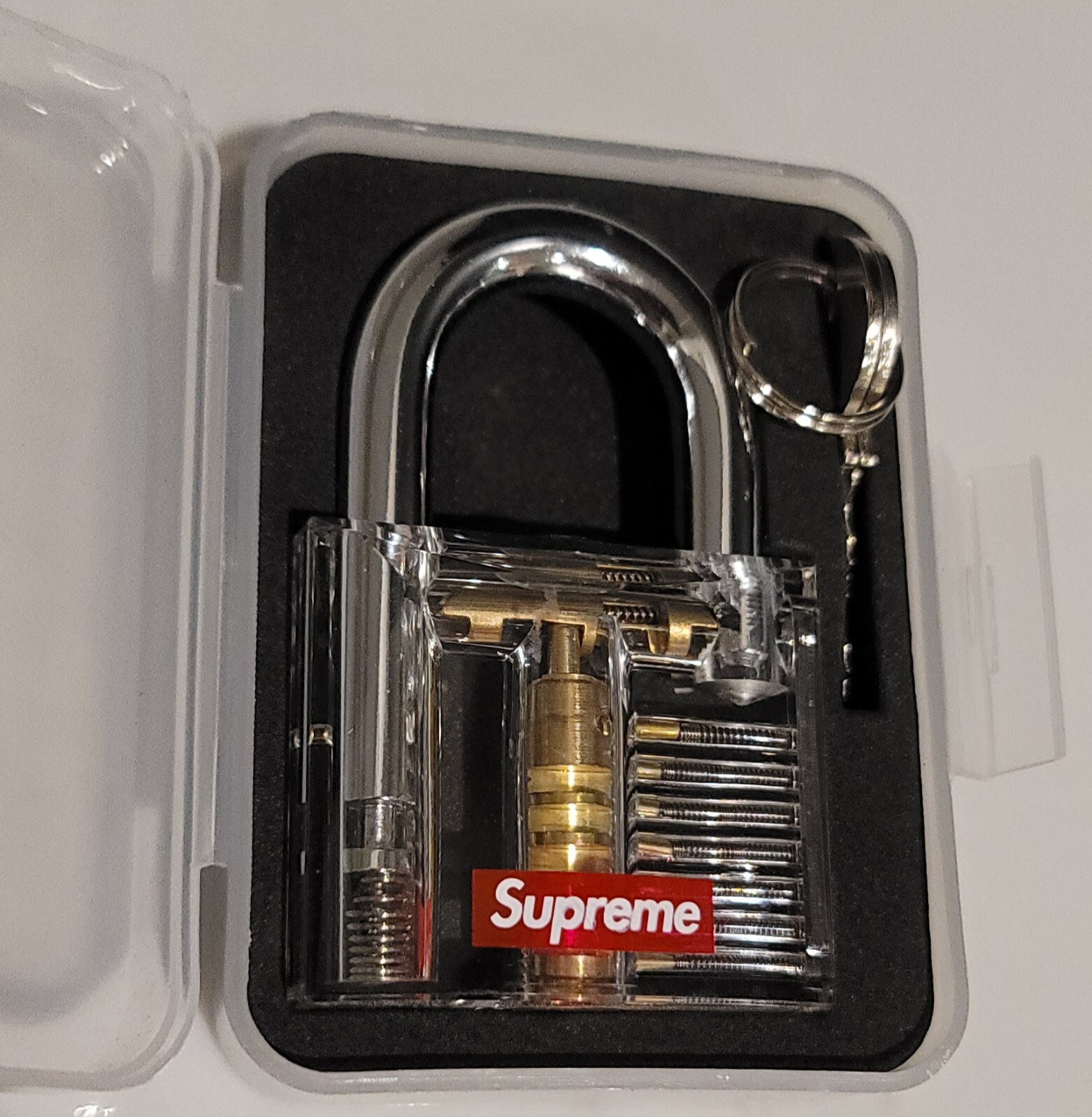 Supreme Lock Clear Transparent Ss20 Week 2 for sale online | eBay