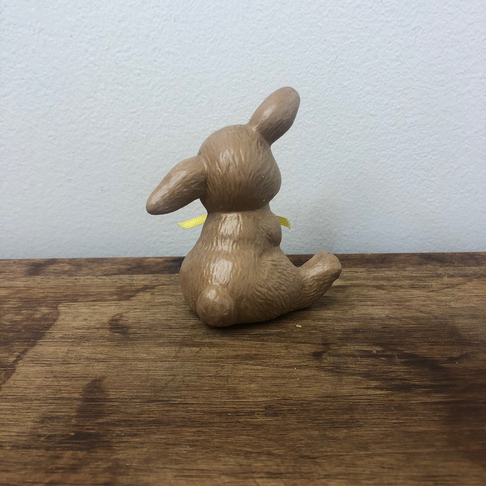 Vintage Brown Ceramic Bunny Rabbit Figurine 1987 Easter Spring Decor 3 ...