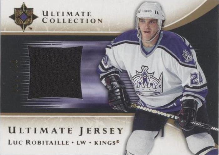 2005-06 Ultimate Collection - Ultimate Jersey Luc Robitaille #J-LR /250 ...