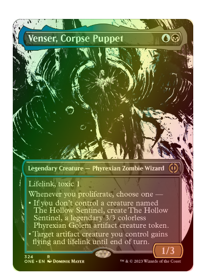 Venser, Corpse Puppet (Showcase) FOIL Phyrexia: All Will Be One MTG | eBay