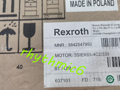 Brand New Rexroth 3842547992 three-phase asynchronous motor Fast FedEx ...