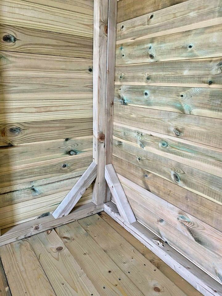 SHED PENT WORKSHOP HEAVY DUTY 22MM TANALISED DELIVERY AREAS IN ...