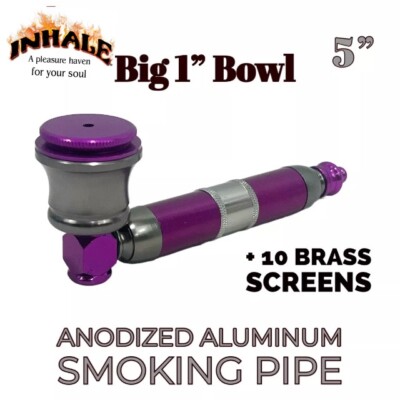 Inhale®️ 5” large Chamber Big Party Bowl Tobacco Smoking Pipe w 10 ...