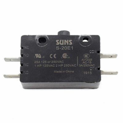 SUNS S-20E1 Pin Plunger 2NO Snap Action 25A Micro Switch E20-00A ...