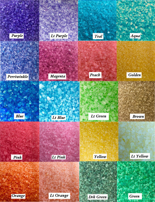 4lbs Bath Salts ~Choose from ~150 Scents - 20 Colors - 3 Grain Sizes ...